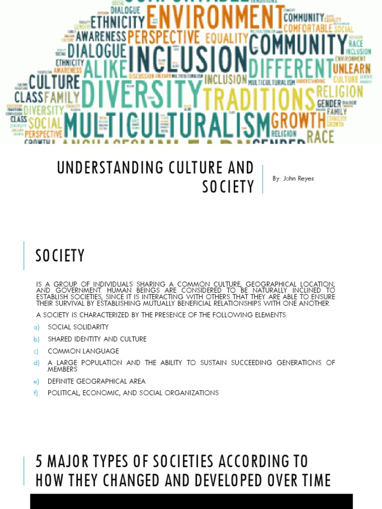 Understanding Culture and Society | PDF | Value (Ethics) | Society