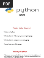 PROBLEM SOLVING USING PYTHON Unit 1 MADRAS UNIVERSITY SYLLABUS | PDF ...