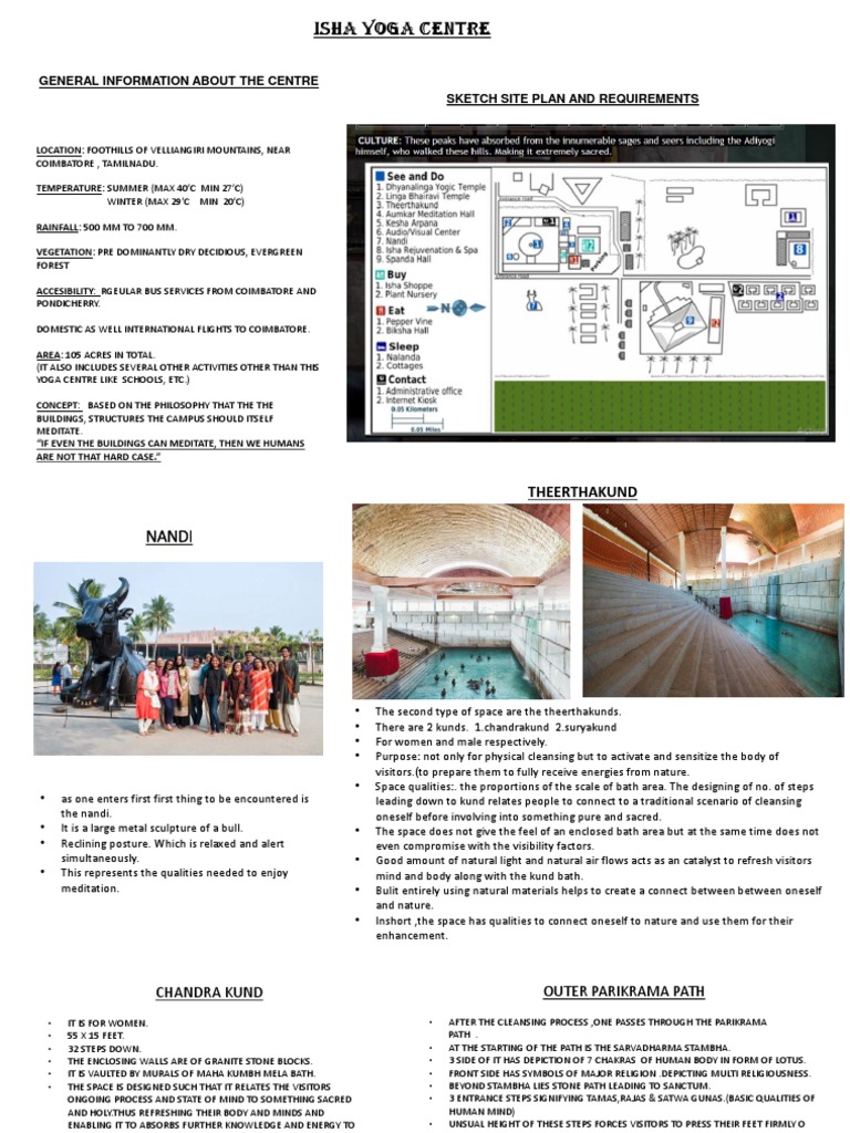 Isha Yoga Centre | PDF | Dome | Vault (Architecture)