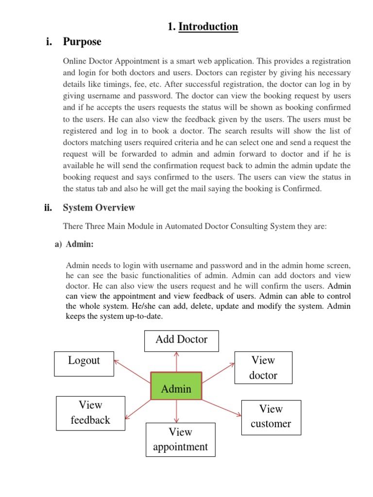 Online Doctor Appointment System | PDF | User (Computing) | Login
