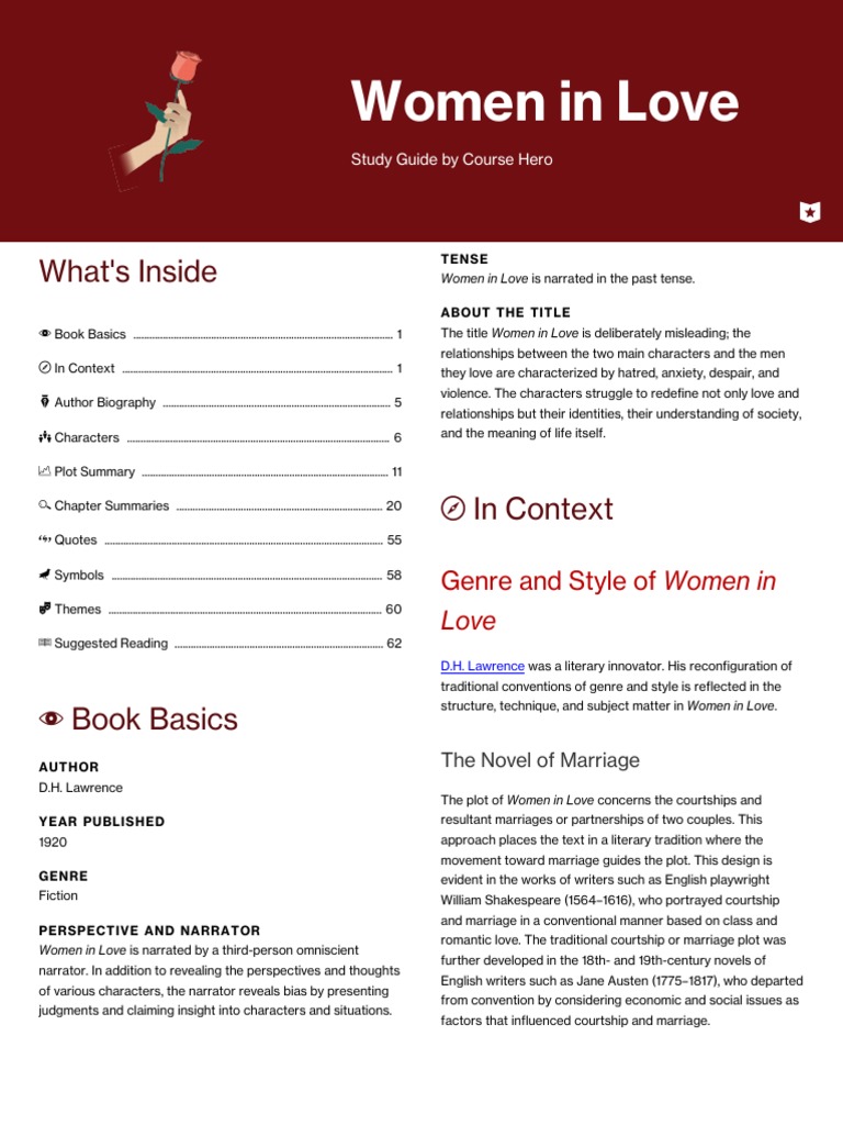 Women in Love | PDF | Women In Love | Narration