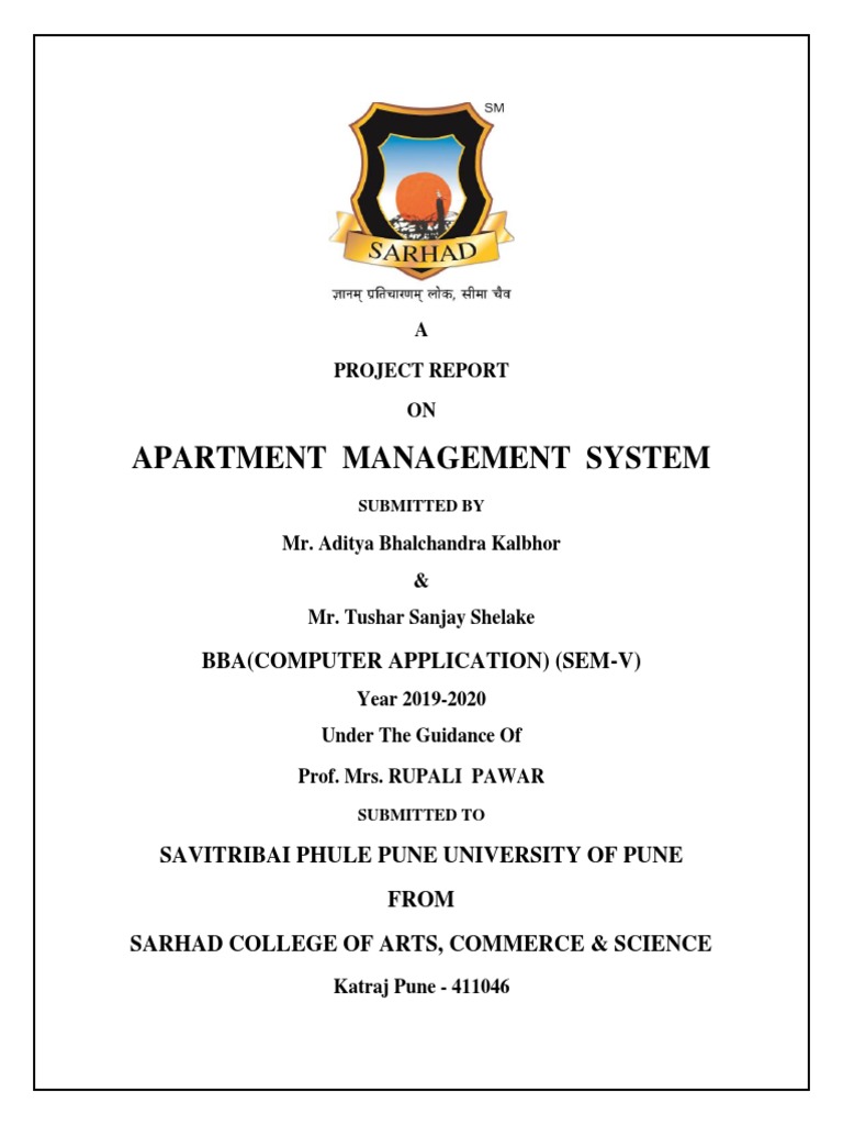 Apartment Management System | Download Free PDF | Feasibility Study ...