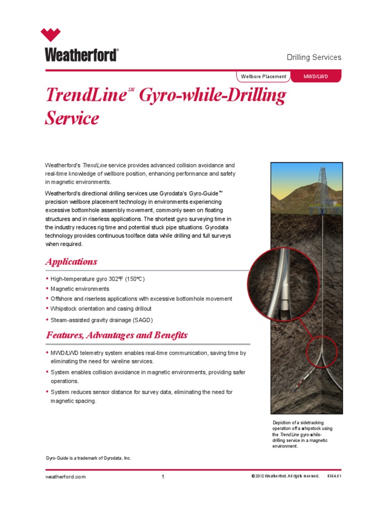 Trendline Gyro While Drilling Service PDF | PDF | Nature