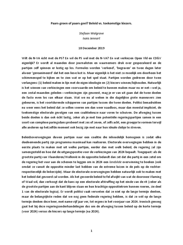 Paars Groen of Paars Geel | PDF