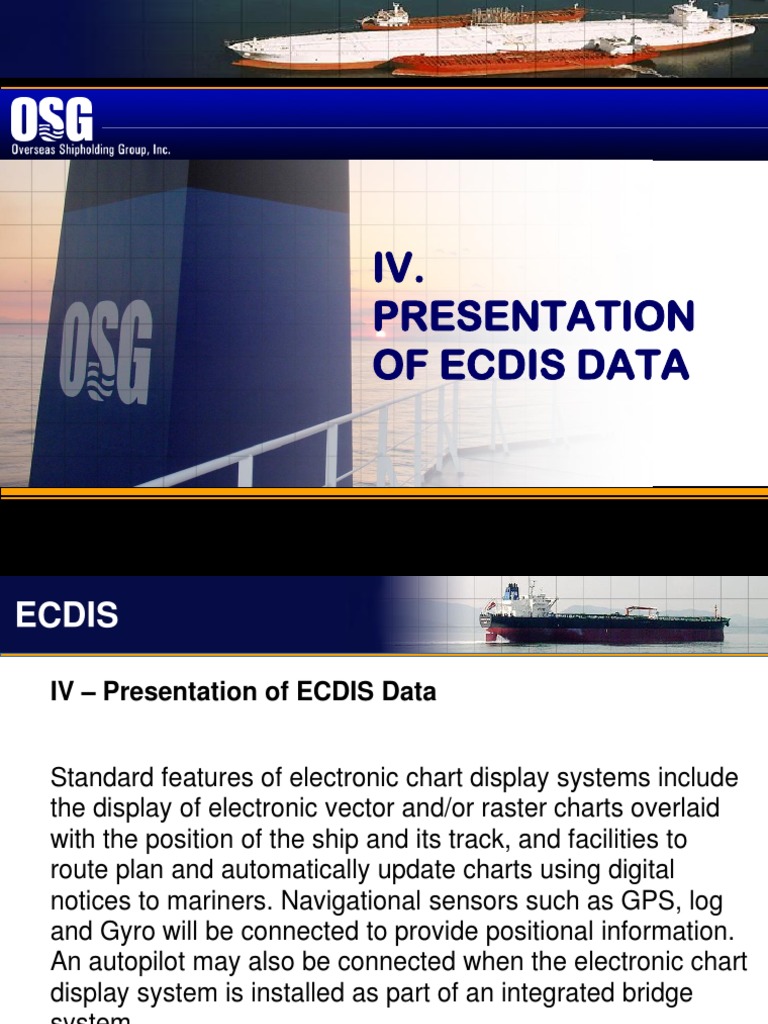 Iv - Presentation of Ecdis Data | PDF | Navigation | Geography