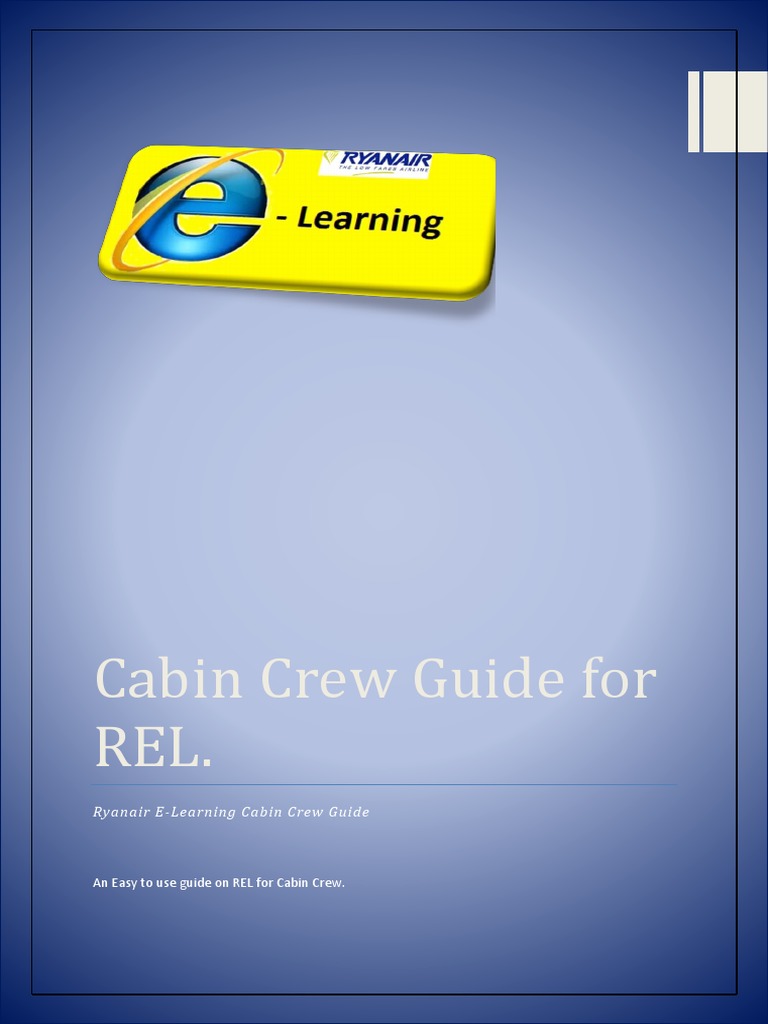Cabin Crew Guide To Ryanair E-Learning | PDF | Password | Educational ...