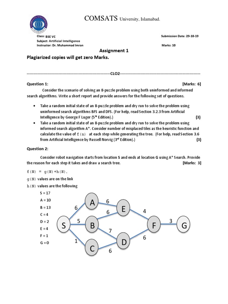 Assignment1 Artificial Intelligence | PDF | Theoretical Computer Science | Mathematical Logic