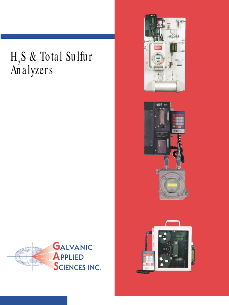 H2S & Total Sulfur Analyzers | PDF | Relay | Calibration