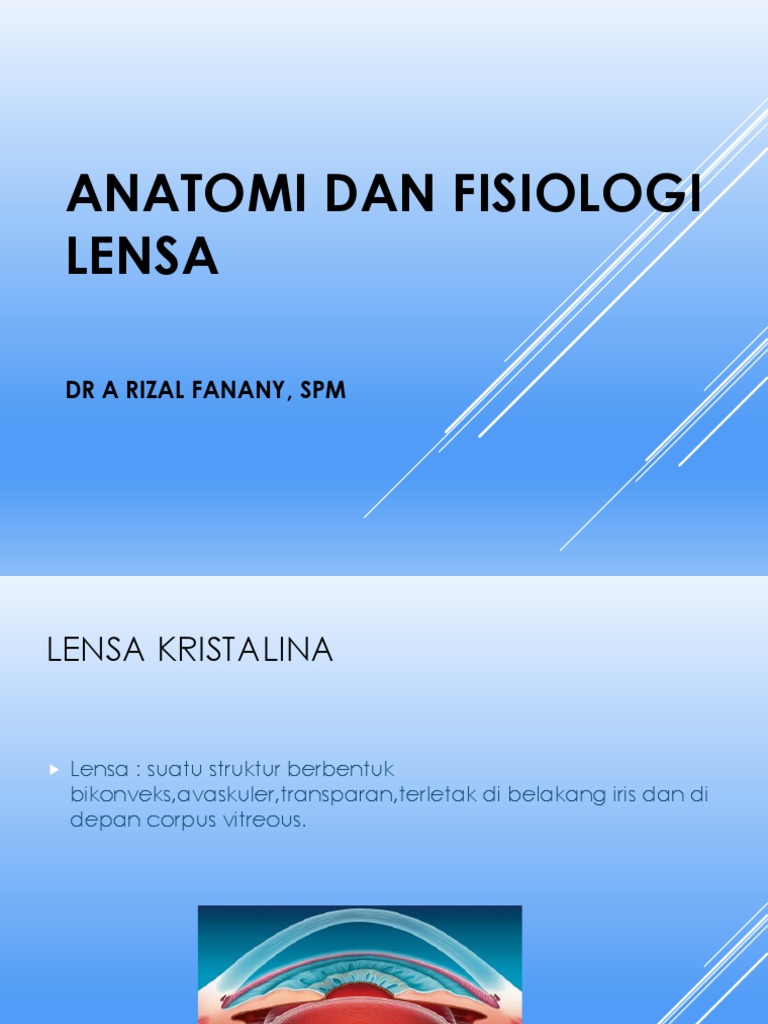 Fisiologi dan Anatomi Lensa Kristalina | PDF | Sains & Matematika