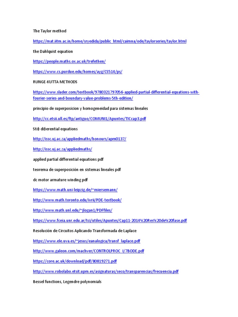 The Taylor Method | PDF | Stochastic Differential Equation | Equations