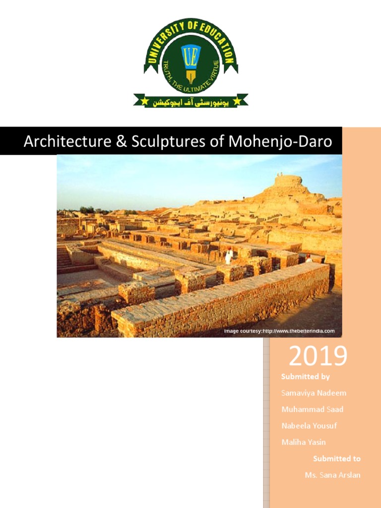 Architecture and Sculpture of Mohenjo Daro | PDF | Archaeology | Art Media