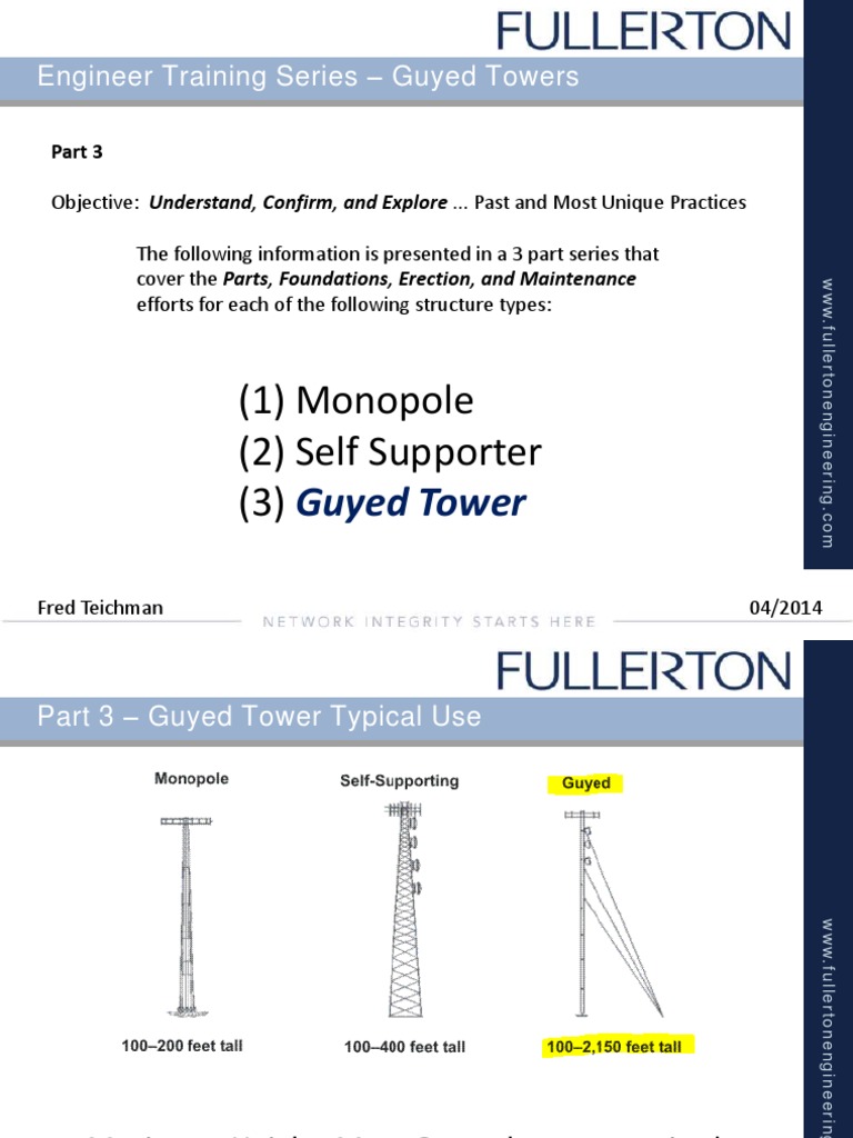 Guyed Towers: Design and Applications | PDF | Rust | Corrosion
