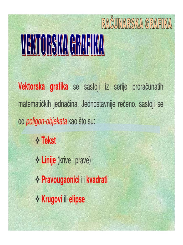 Vektorska Grafika | PDF