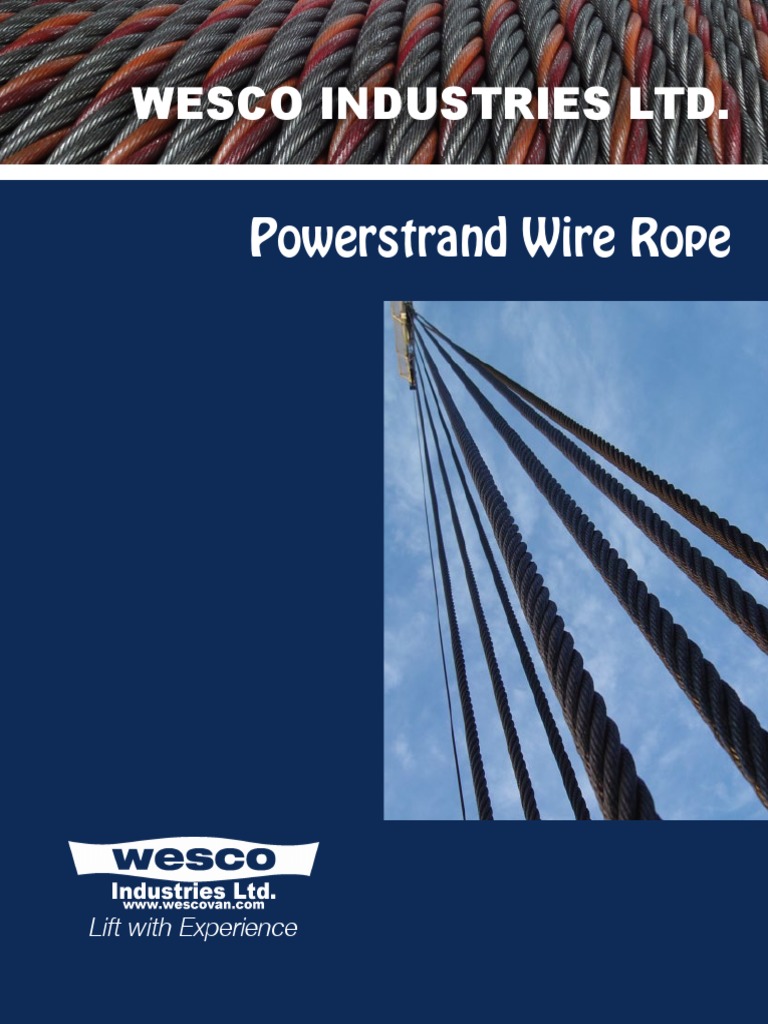 Power Strand Wire Rope | PDF | Rope | Wire
