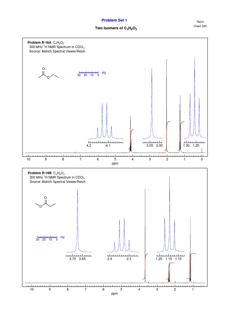 C4h8o2 Isomers Nmr