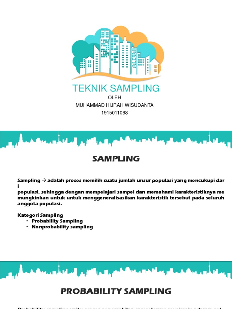 Teknik Sampling | PDF