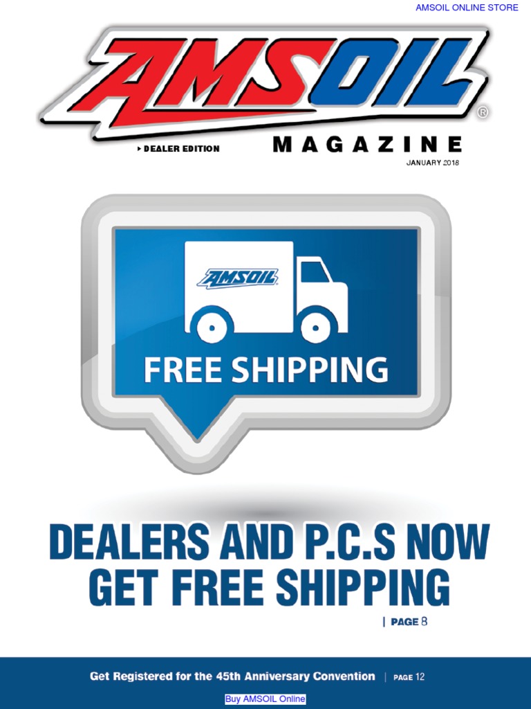 January 2018 AMSOIL Dealer Edition | PDF | Pricing | Retail