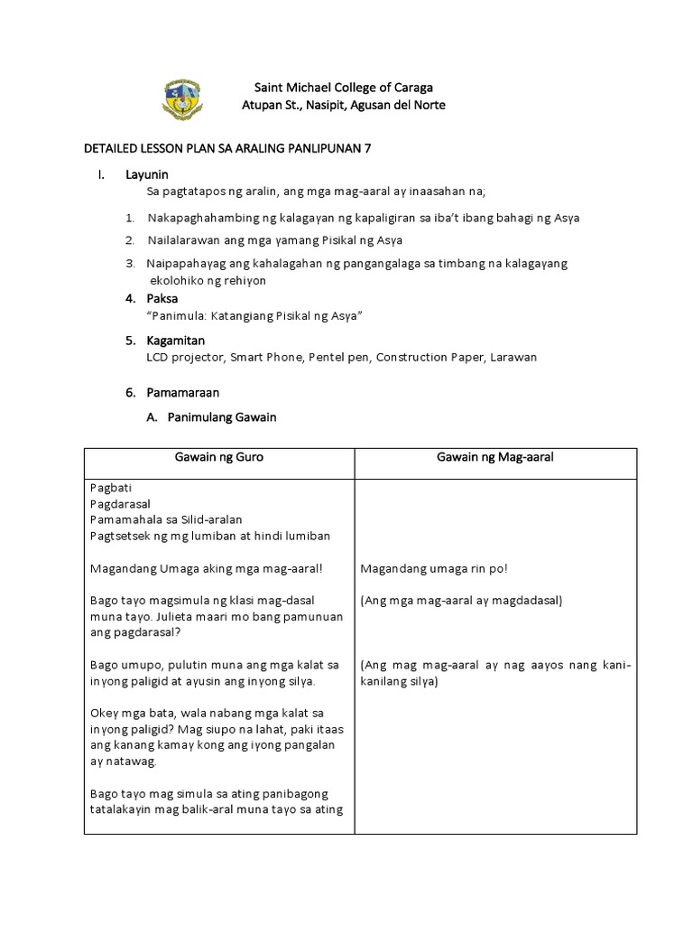 Lesson Plan | PDF