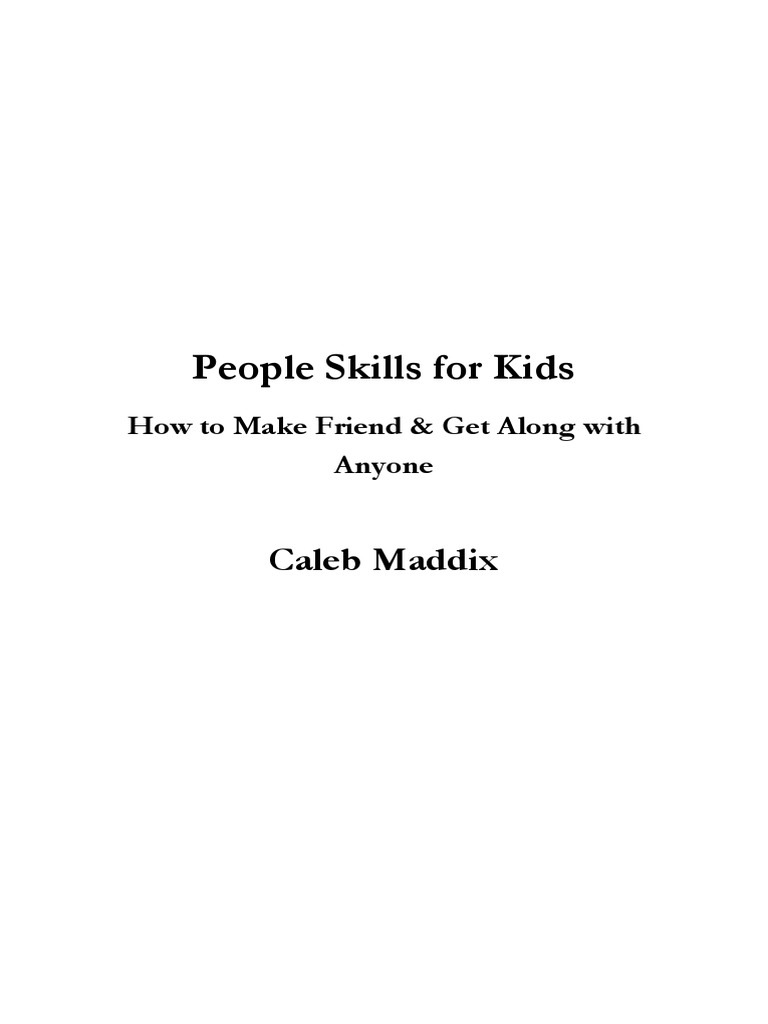 People Skills | PDF | Question | Conversation
