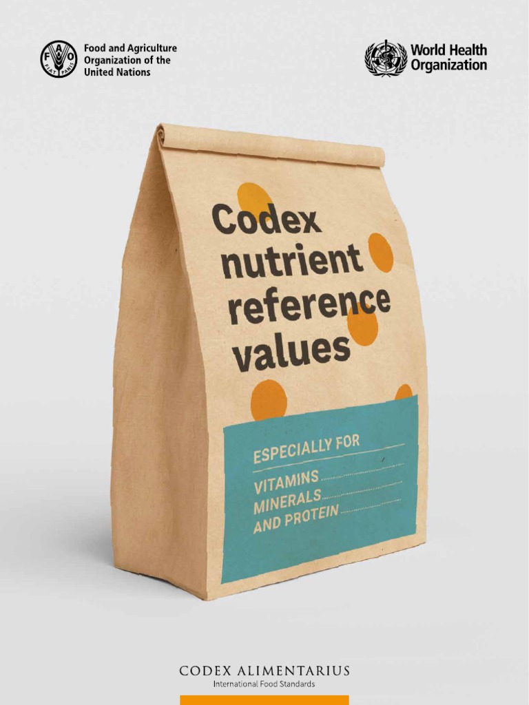 Codex NRV - Nutrient Reference Values (20191204) PDF | PDF | Nutrition ...