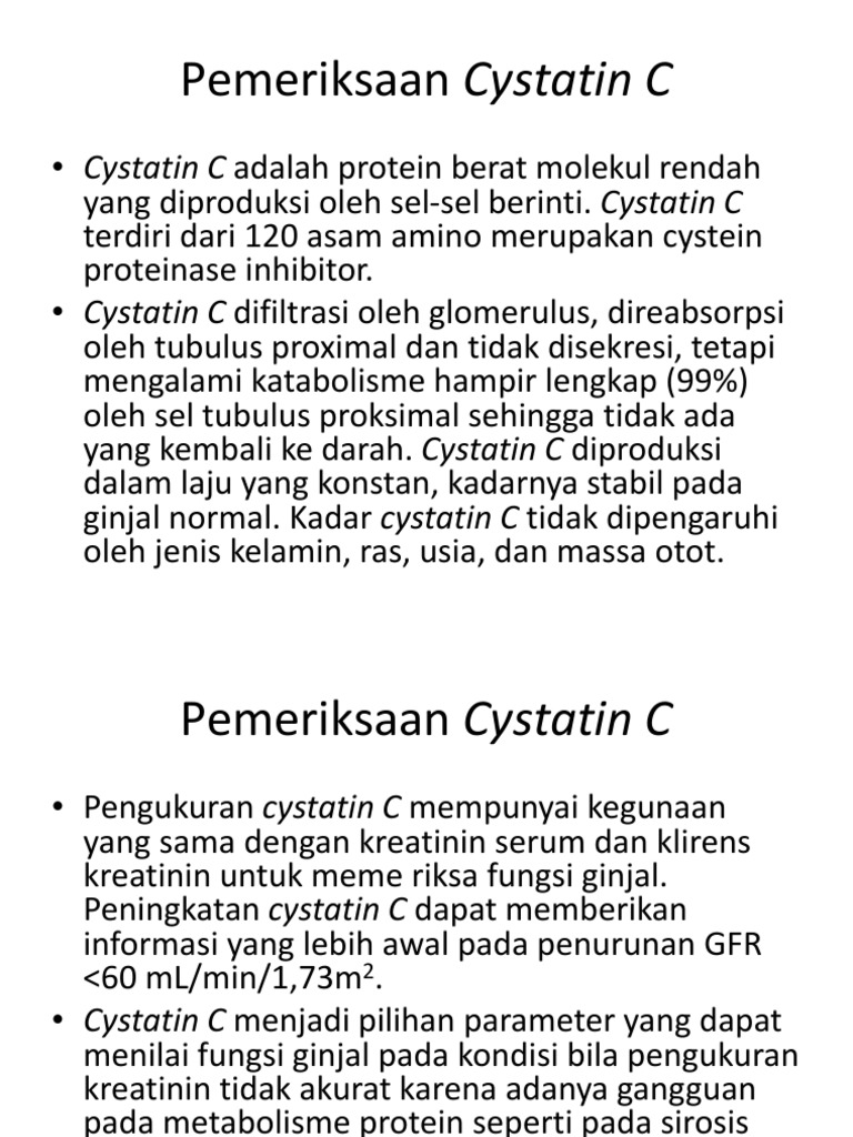 Cystatin C | PDF