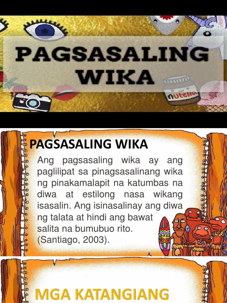 Pagsasaling Wika | PDF