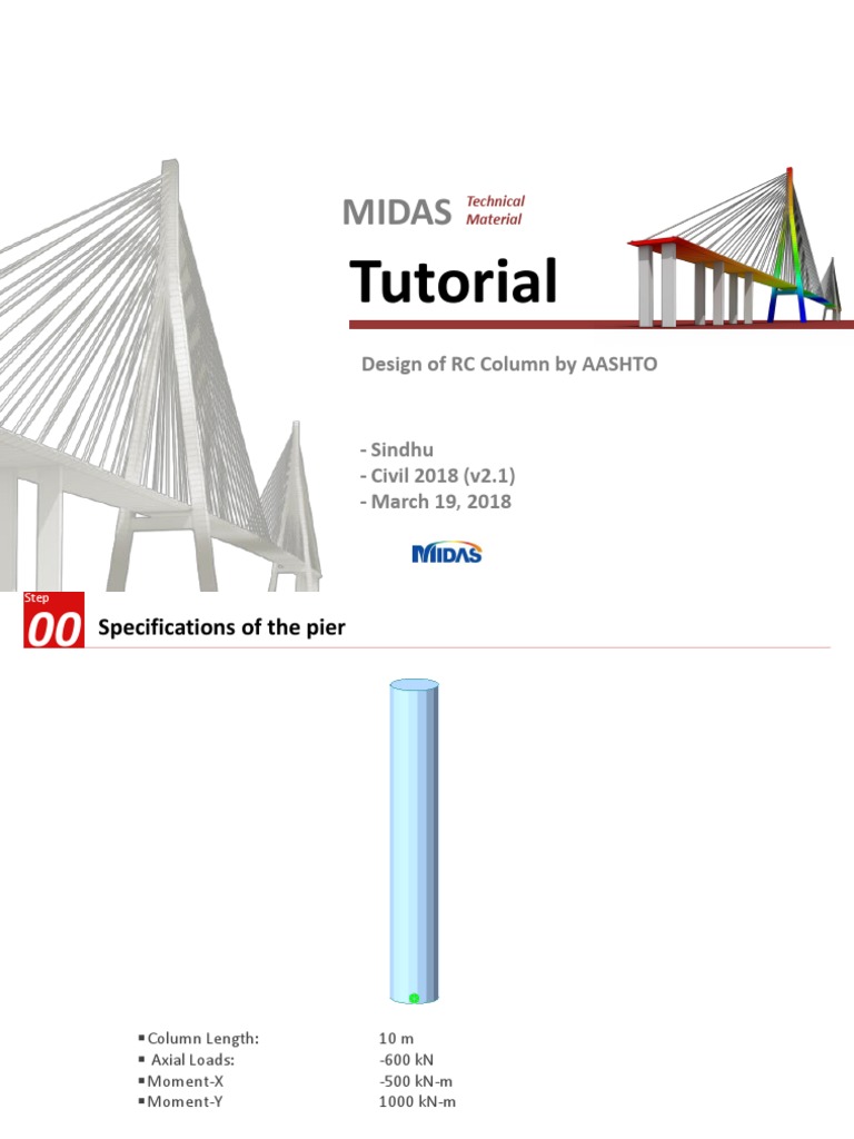 Design of RC Column by AASHTO | PDF | Beam (Structure) | Column