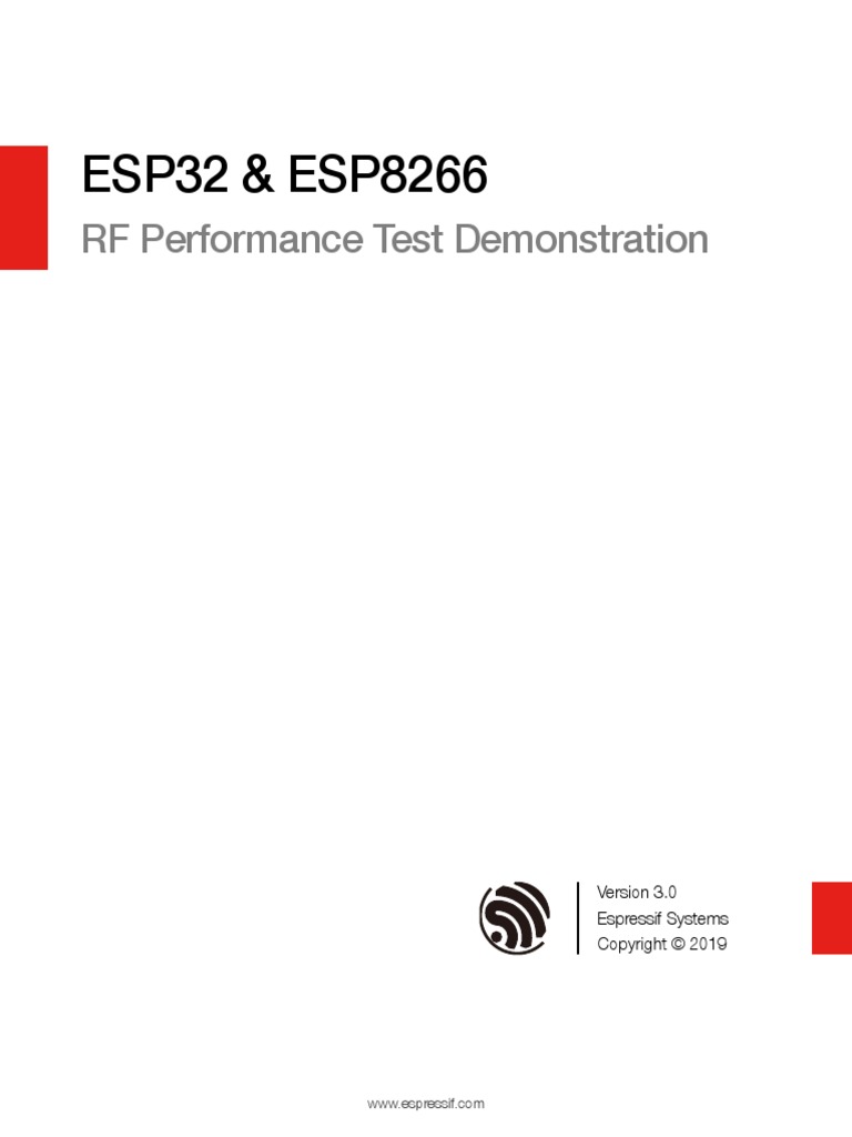 ESP32&ESP8266 RF Performance Test Demonstration en | PDF | Wi Fi ...