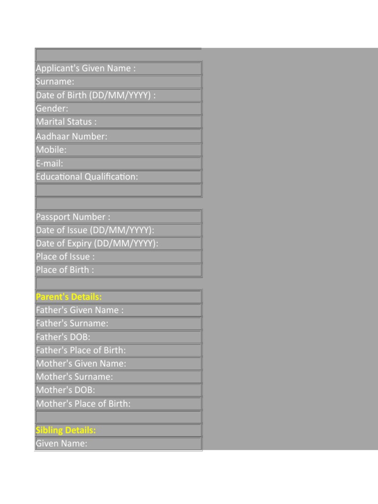 Enquiry FORM PDF