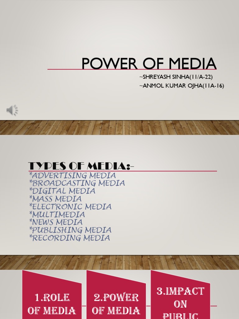Power of Media | PDF | Mass Media | Cyberbullying