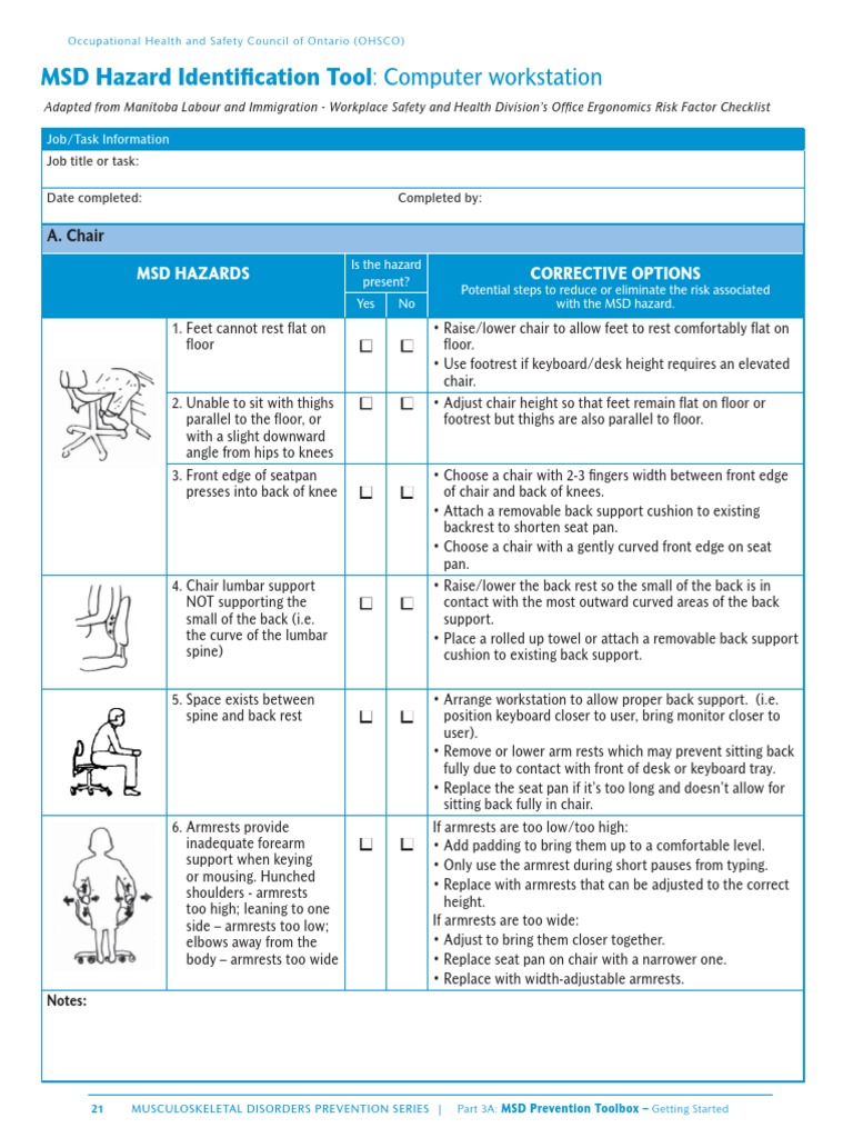 MSD - Prevention - Toolbox - 3a - 2007 (1) - Pages-26-28,30 | PDF ...