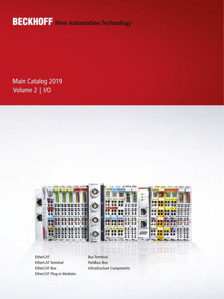 Beckhoff Main Catalog 2019 Volume2 PDF | PDF | Personal Computers ...
