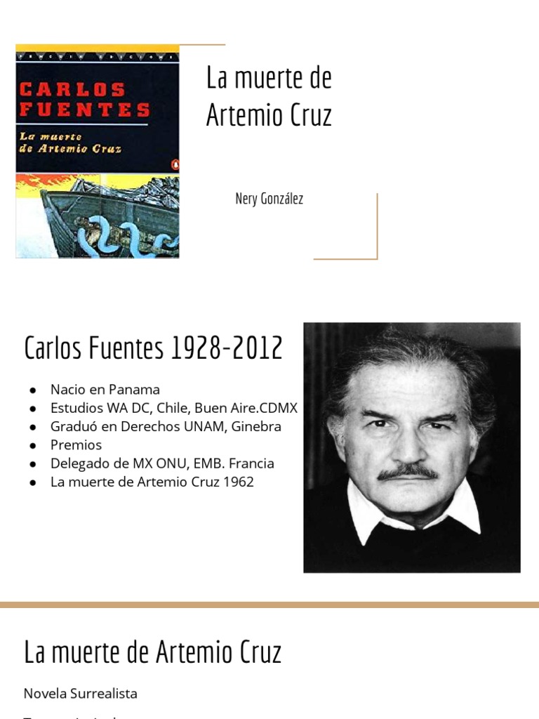 La Muerte de Artemio Cruz | PDF | Narración