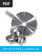 ASME Orifice Plate Dimensions Guide | PDF