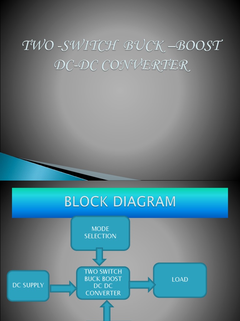 Two - Switch Buck - Boost DC-DC Converter-Project | PDF | Power ...