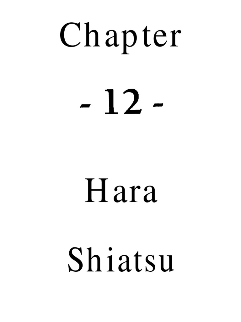 Hara Treatment PDF | PDF | Abdomen | Acupuncture