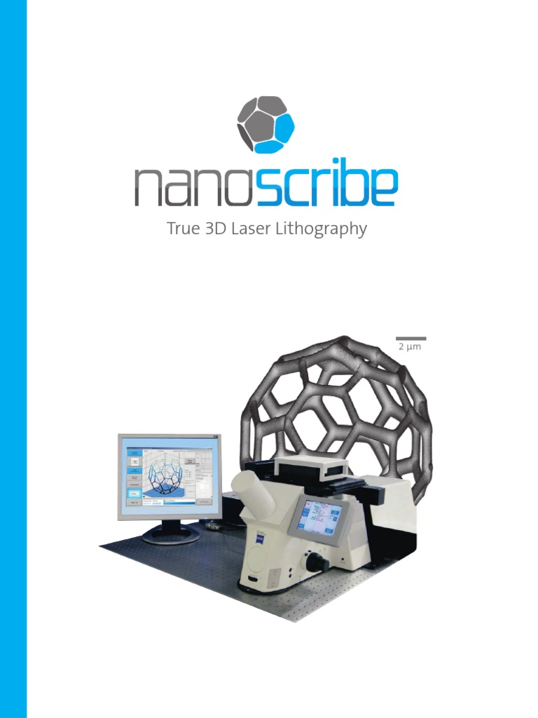 23-Nanoscribe GMBH - Booklet | PDF | Photolithography | Silicon