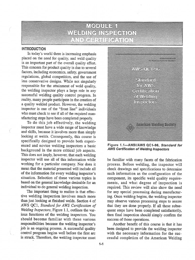 Welding Inspection and Certification | PDF