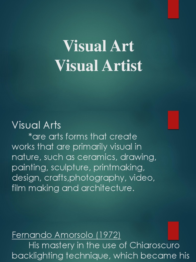 Visual Art | PDF | Paintings | Art Media
