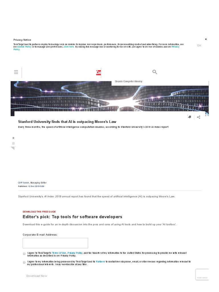 Stanford University Finds That AI Is Outpacing Moore's Law | PDF ...