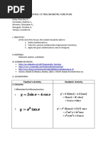 A Detailed Lesson Plan in Basic Calculus | PDF | Derivative | Analysis