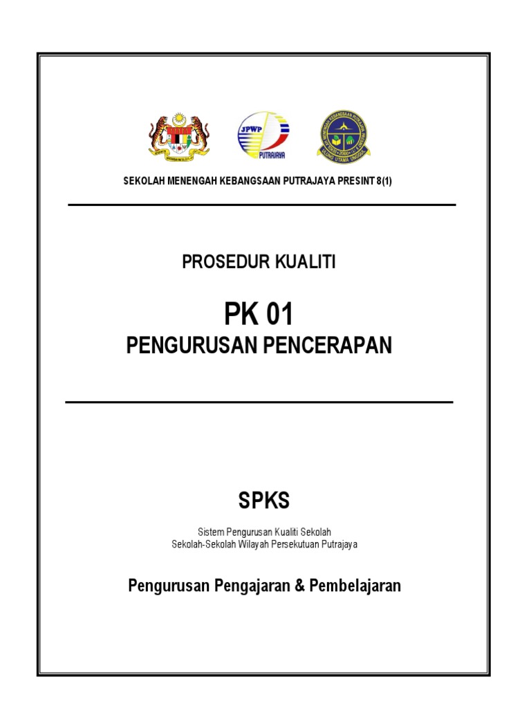 Muka Depan Fail SPKS | PDF