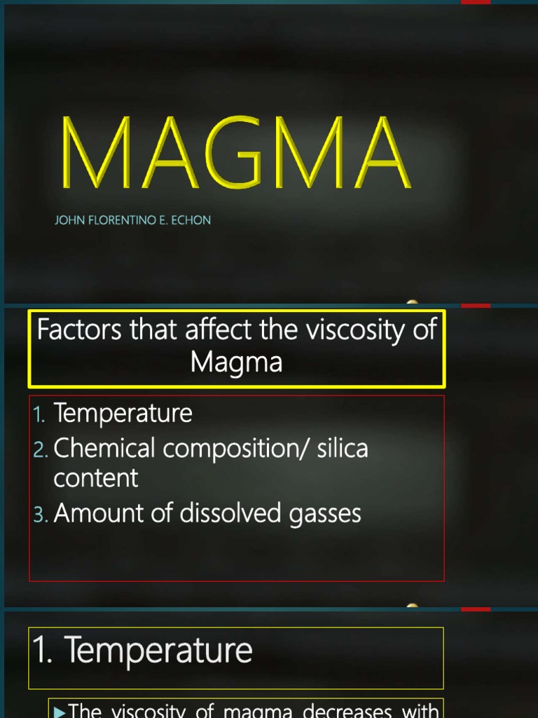 Magma | PDF | Lava | Magma