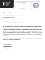 Example of Solicitation Letter Filipino | PDF