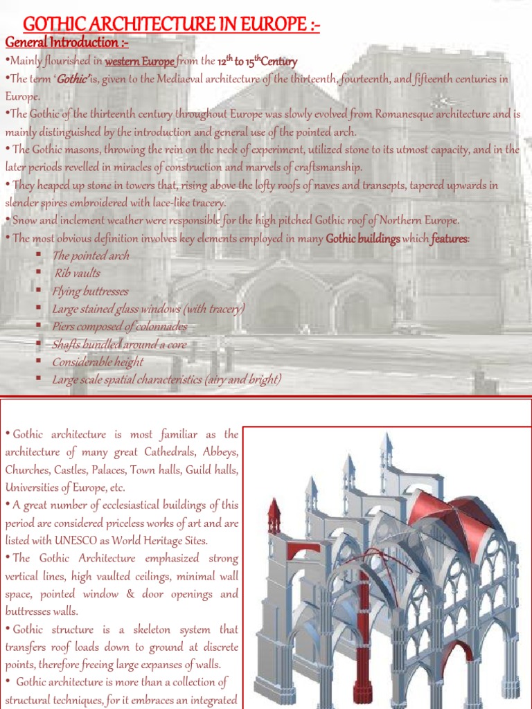 Gothic Architecture in Europe: Key Structural Innovations and Features ...
