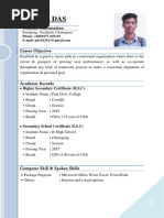 Biotechnology Resume Format FRF1 | PDF