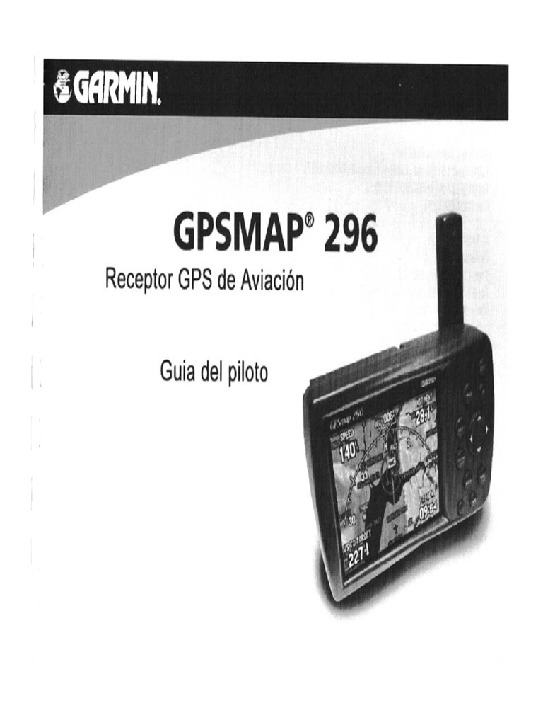 Manual Garmin GPSMAP 296 PDF | PDF