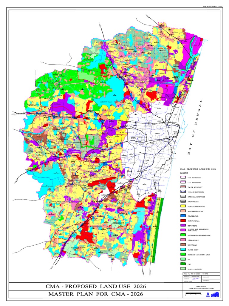 Chennai Master Plan 2026 Map | PDF