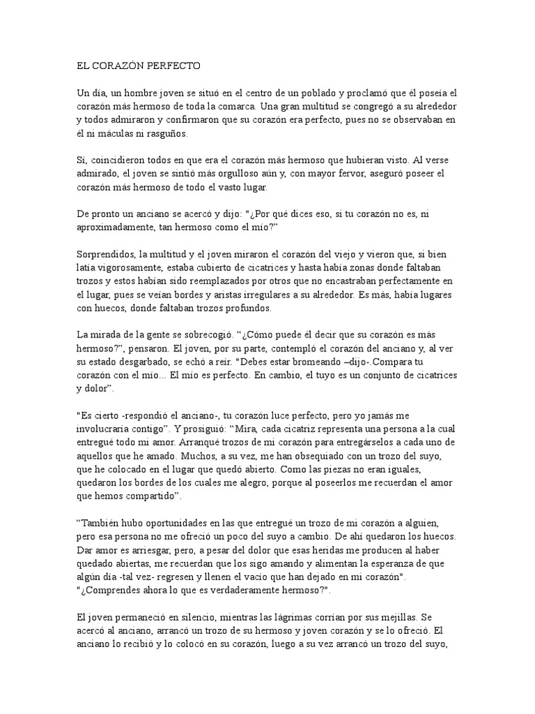 El Corazon Perfecto | PDF