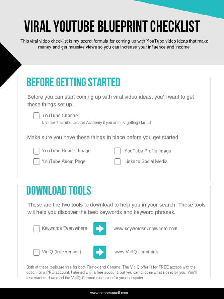 Viral Video - Checklist | PDF